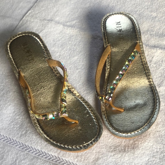 Mixit | Shoes | Mixit Jeweled Flip Flops | Poshmark